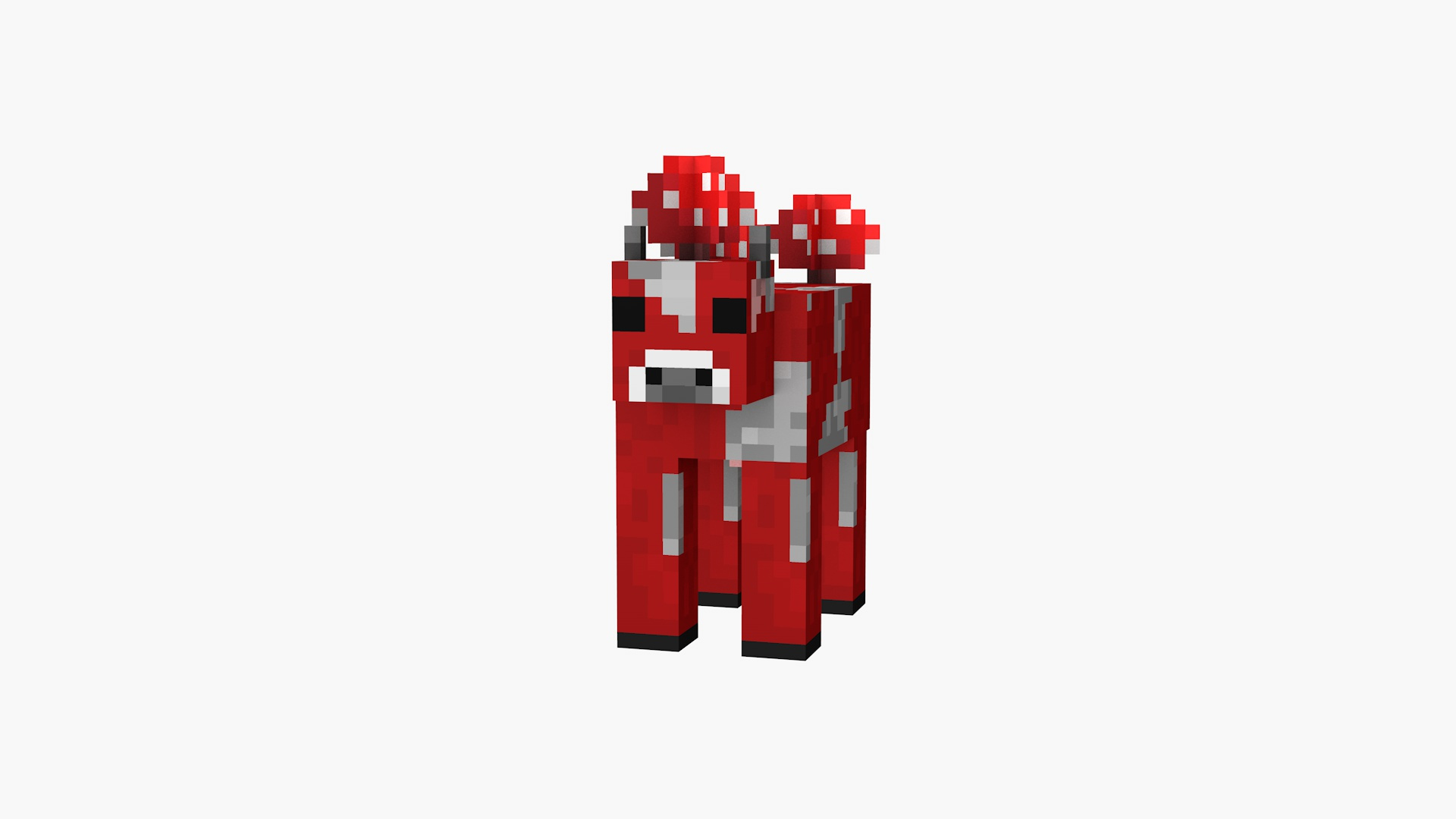 Mooshroom Minecraft Model - TurboSquid 2364670