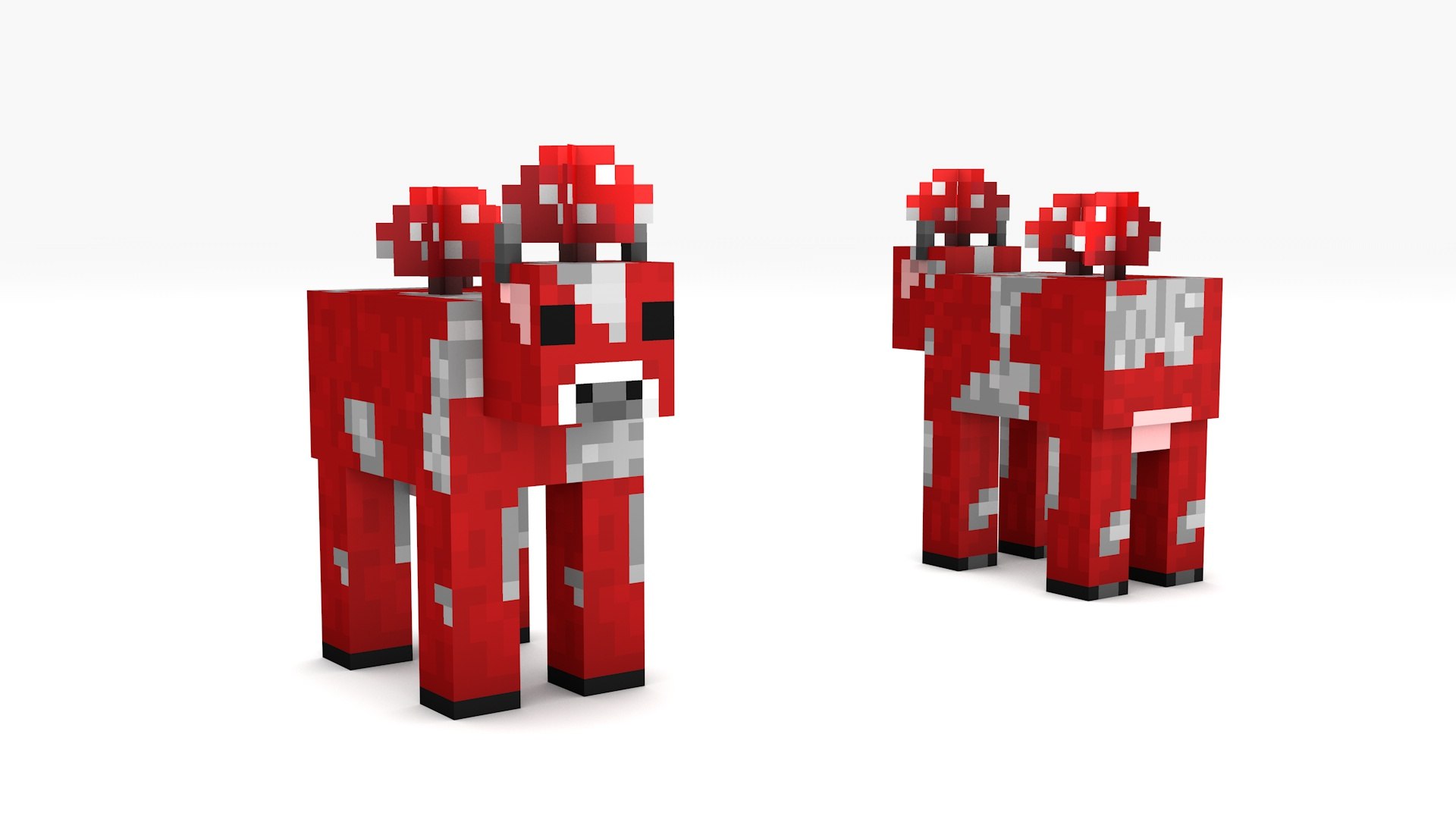Mooshroom Minecraft Model - TurboSquid 2364670
