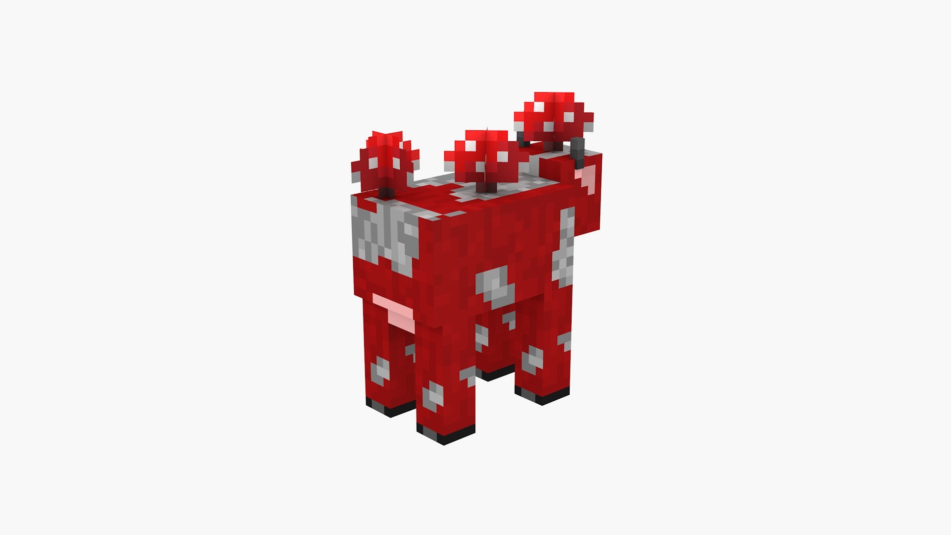 Mooshroom Minecraft Model - TurboSquid 2364670