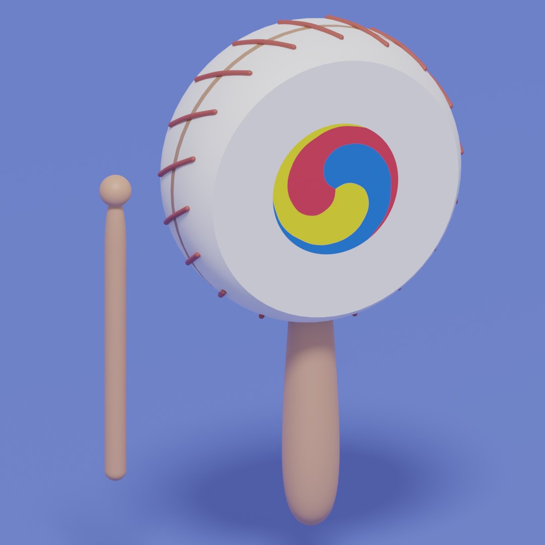 Korean Drum Buk SOGO 3D Model - TurboSquid 2224010