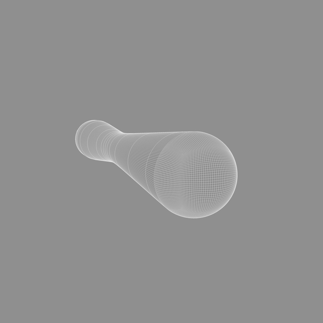 Pilon Pestle Cocktail Inox 3d Model