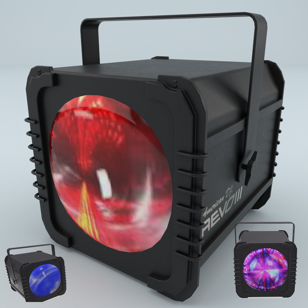 3D American Dj Revo 4 Model - TurboSquid 1655614