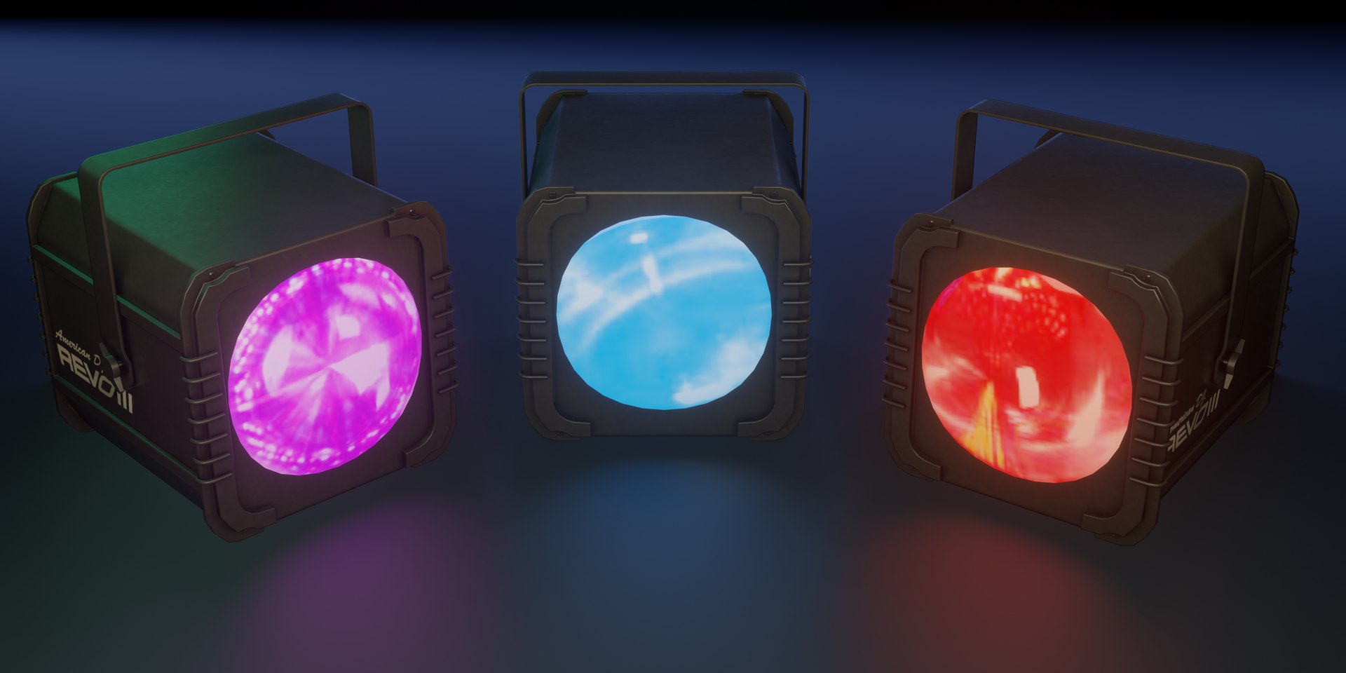 3D American Dj Revo 4 Model - TurboSquid 1655614