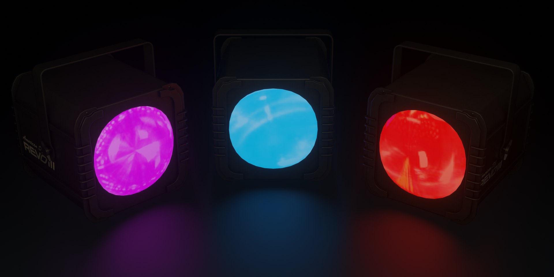 3D American Dj Revo 4 Model - TurboSquid 1655614