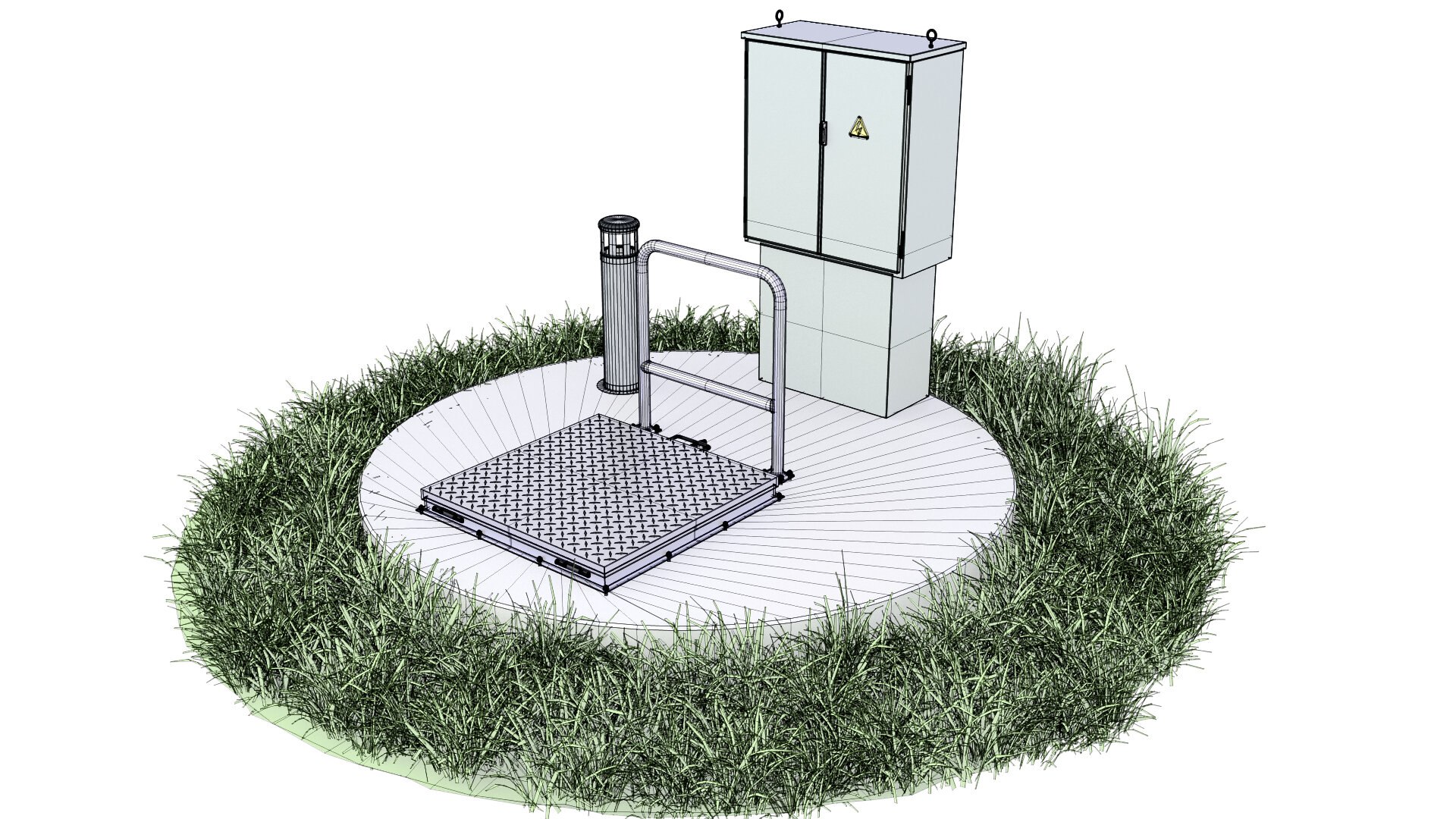 Sewage Pump Station 7 3D Model - TurboSquid 2257257