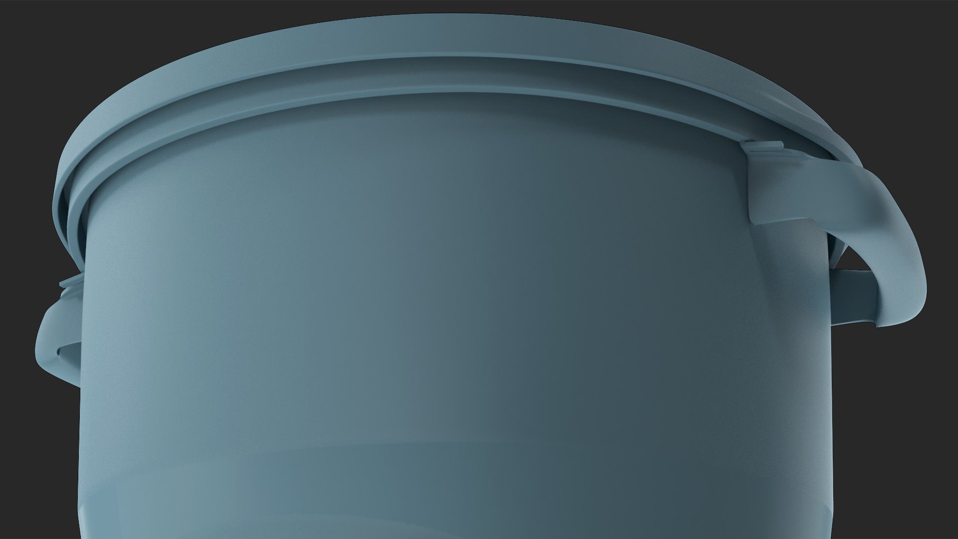 Grey Round Trash Can 3D Model - TurboSquid 2082841