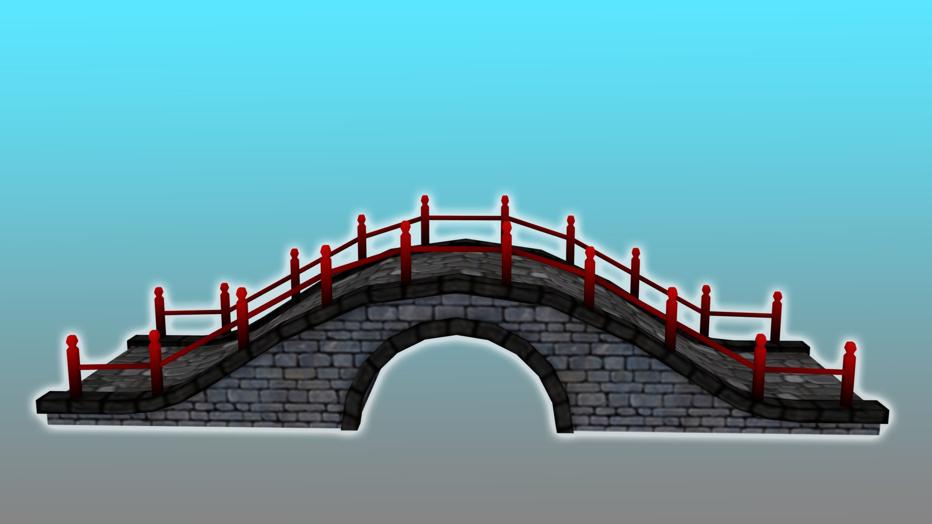 Stone Bridge Model - TurboSquid 2261390