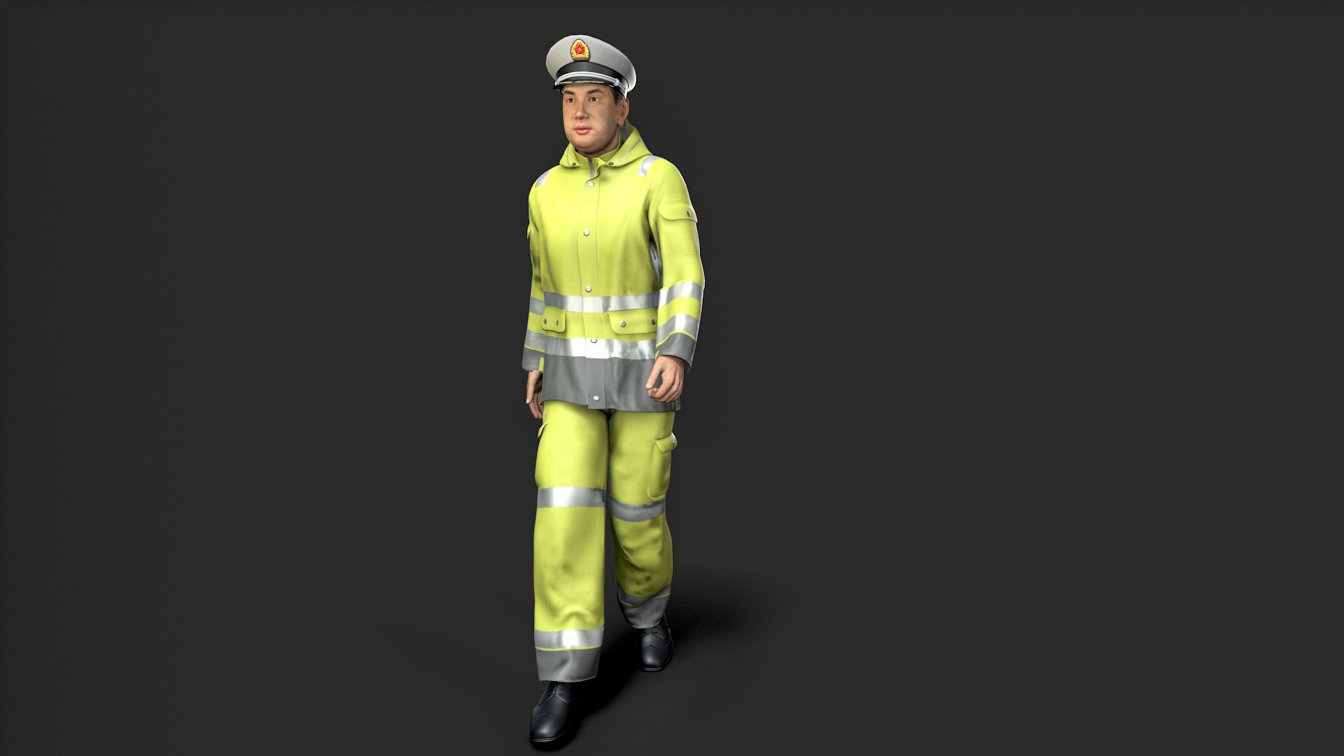 Traffic Police Character 3D Model - TurboSquid 2382350