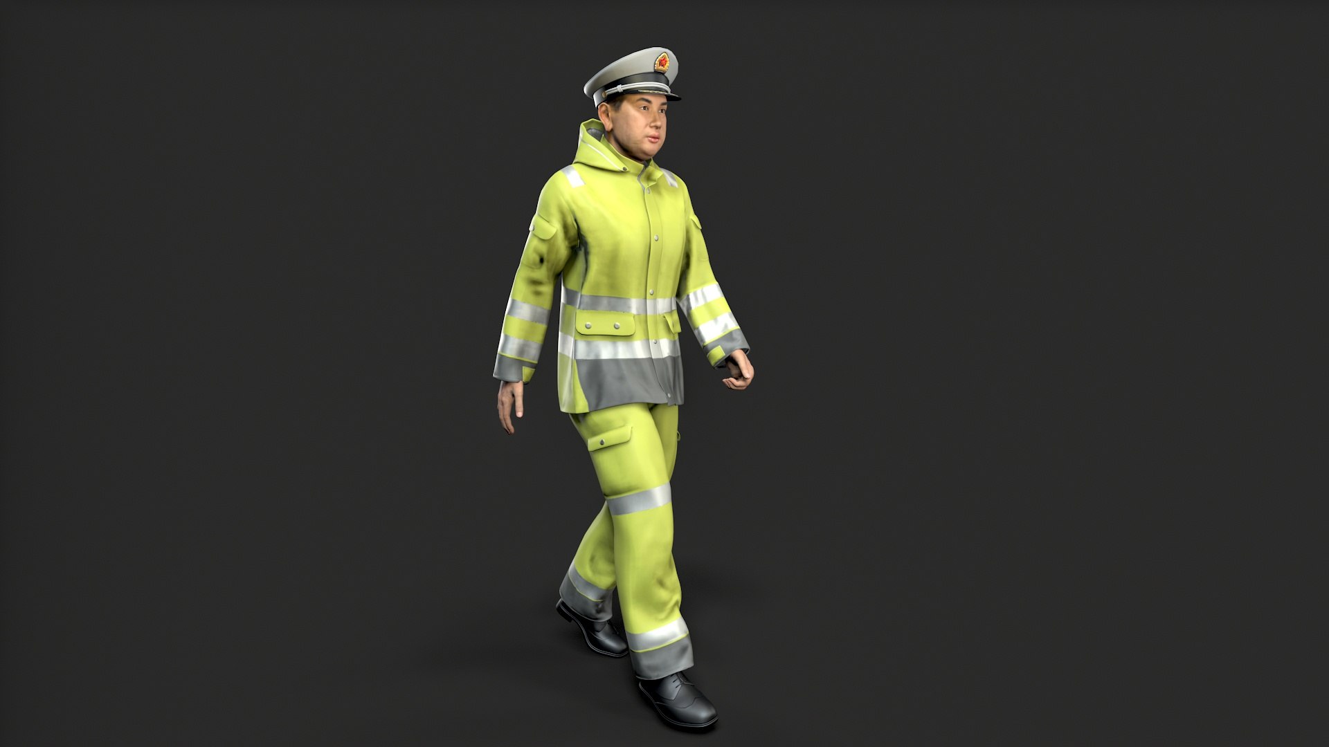 Traffic Police Character 3D Model - TurboSquid 2382350