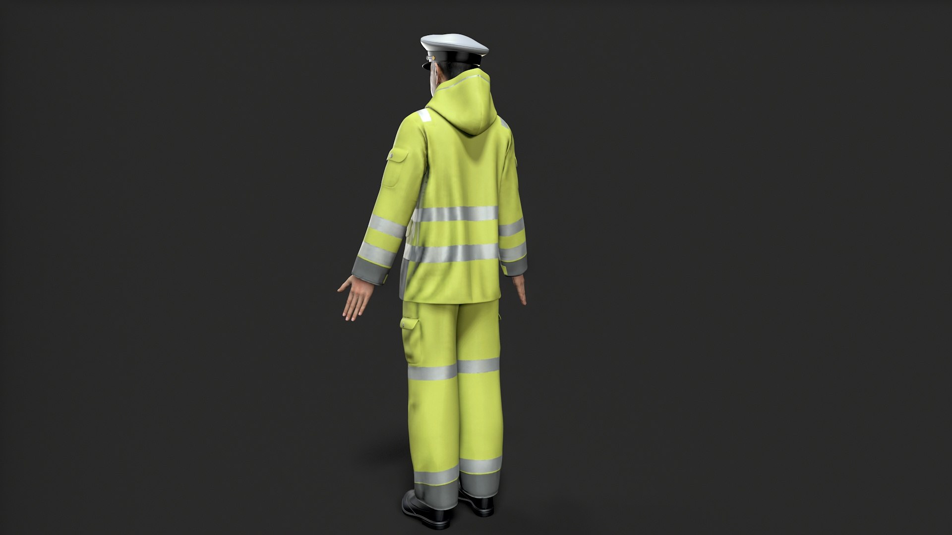 Traffic Police Character 3D Model - TurboSquid 2382350