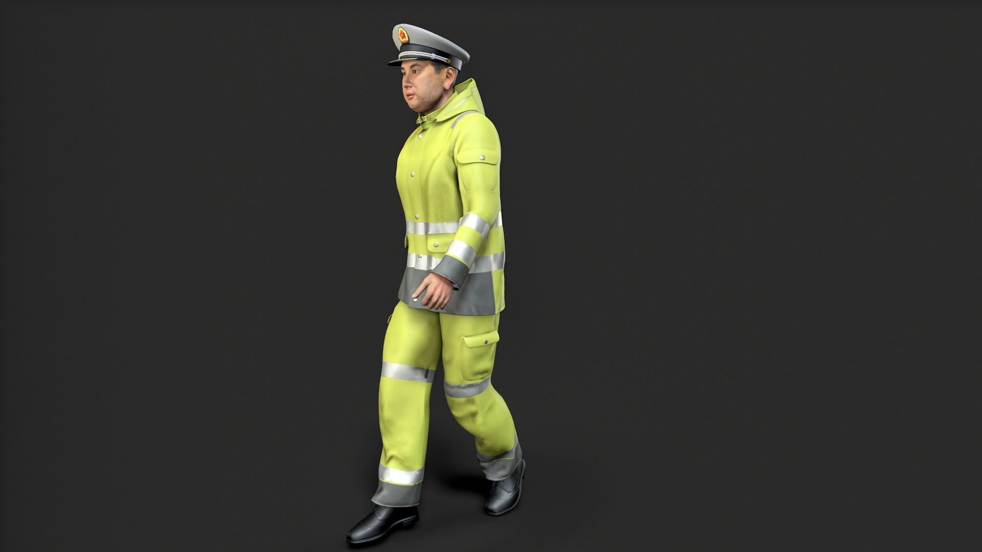 Traffic Police Character 3D Model - TurboSquid 2382350