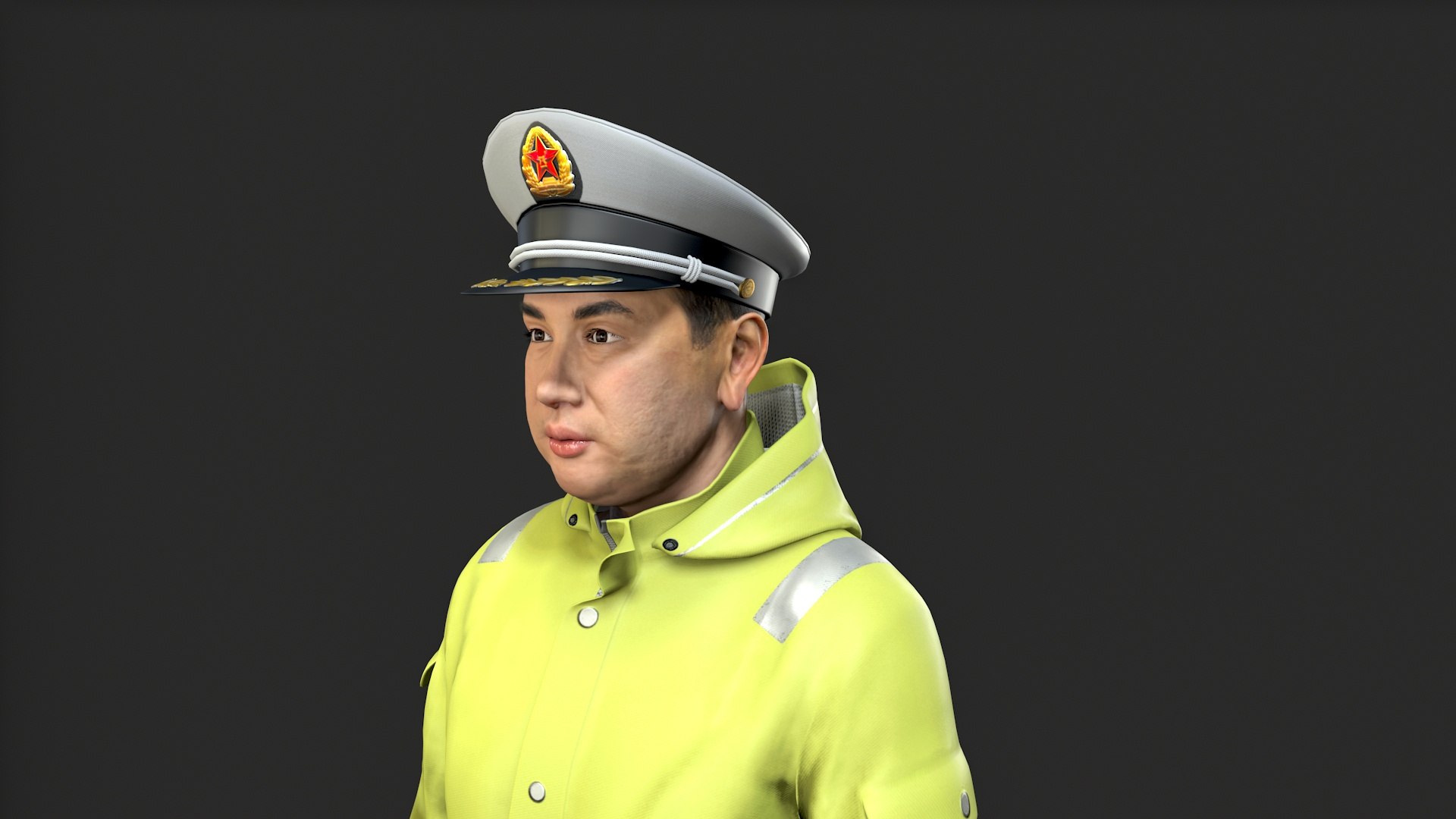 Traffic Police Character 3D Model - TurboSquid 2382350