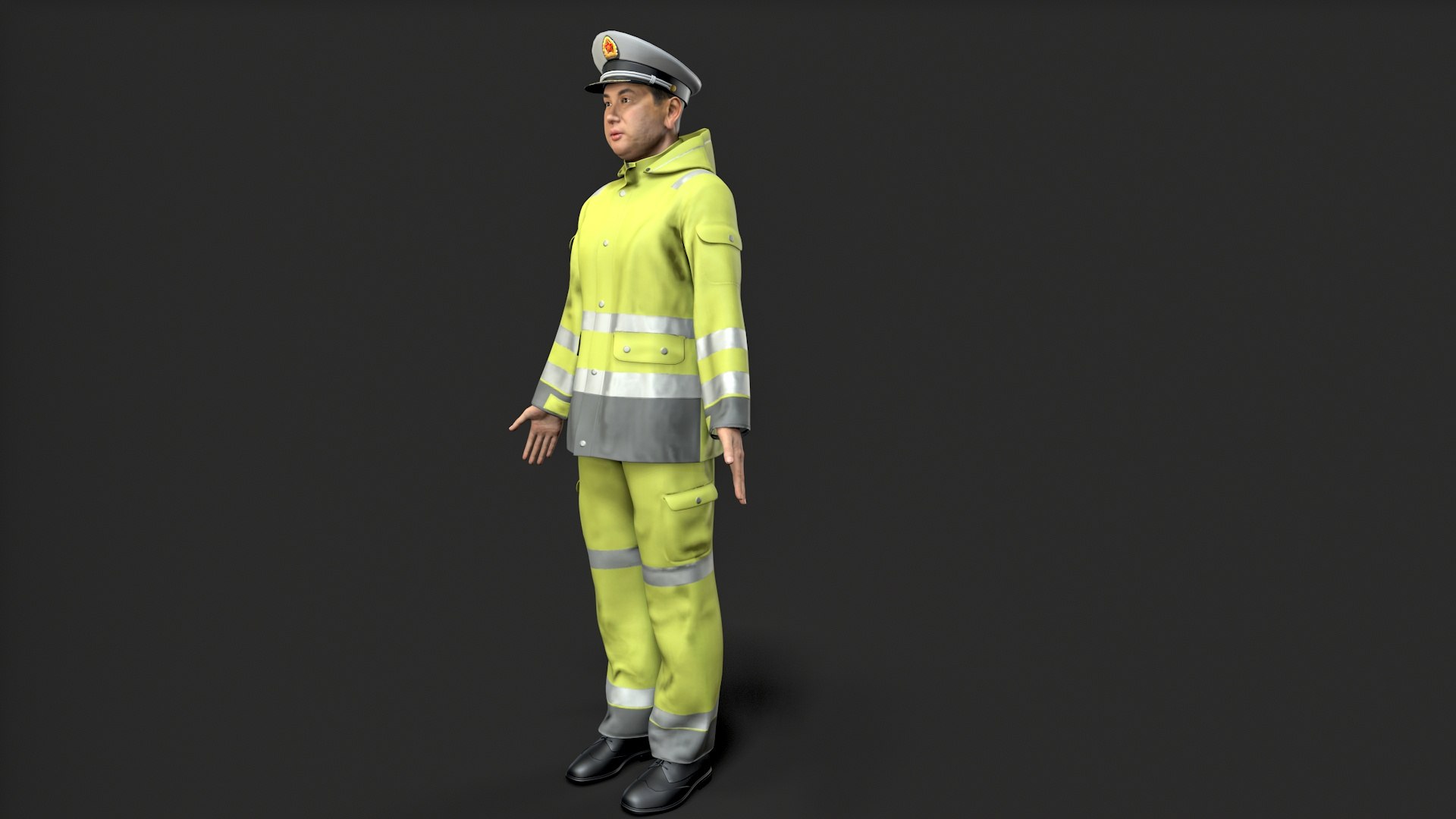 Traffic Police Character 3D Model - TurboSquid 2382350