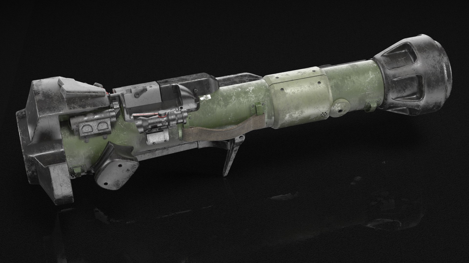 NLAW Rocket Launcher Dirty 3D model - TurboSquid 1884935