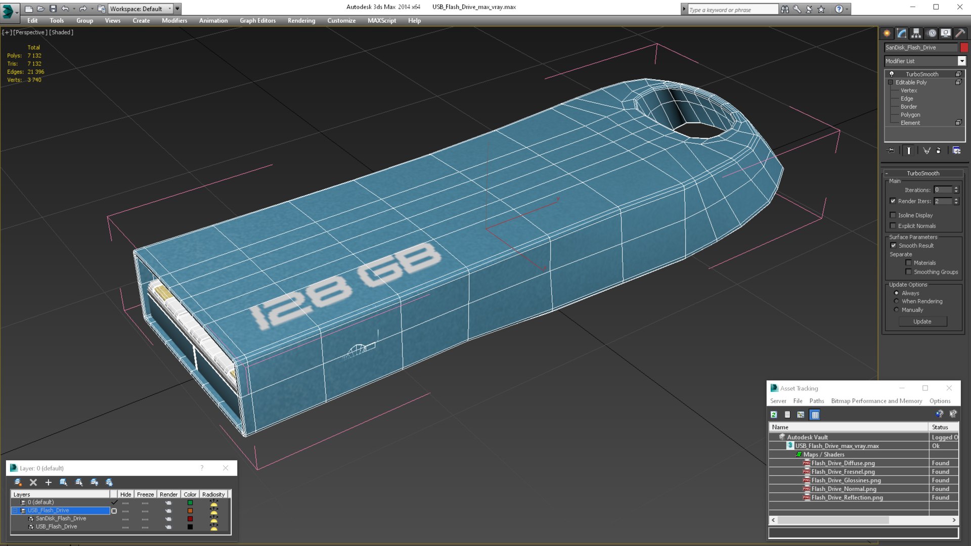 USB Flash Drive 3D Model - TurboSquid 1980919