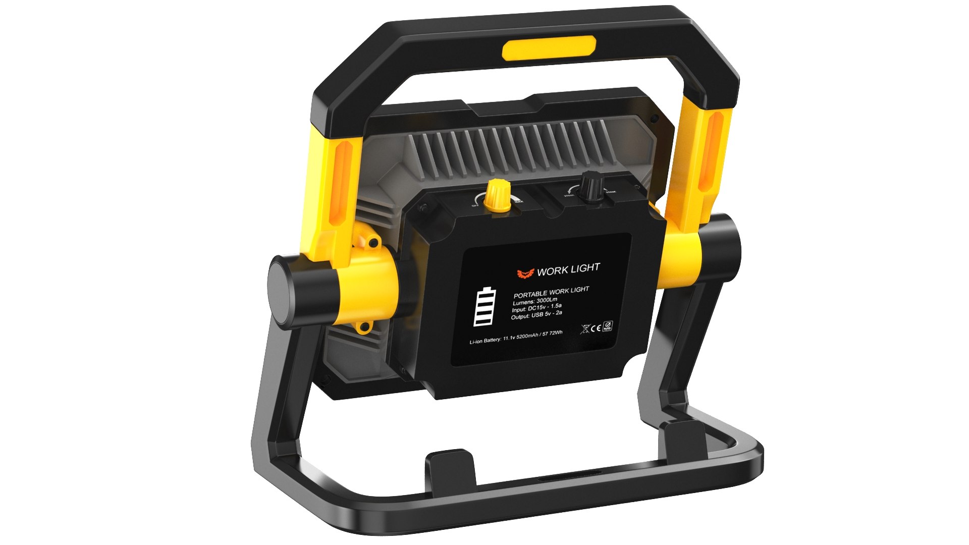 3D Detailed Mobile Construction Light 02 - TurboSquid 2109493