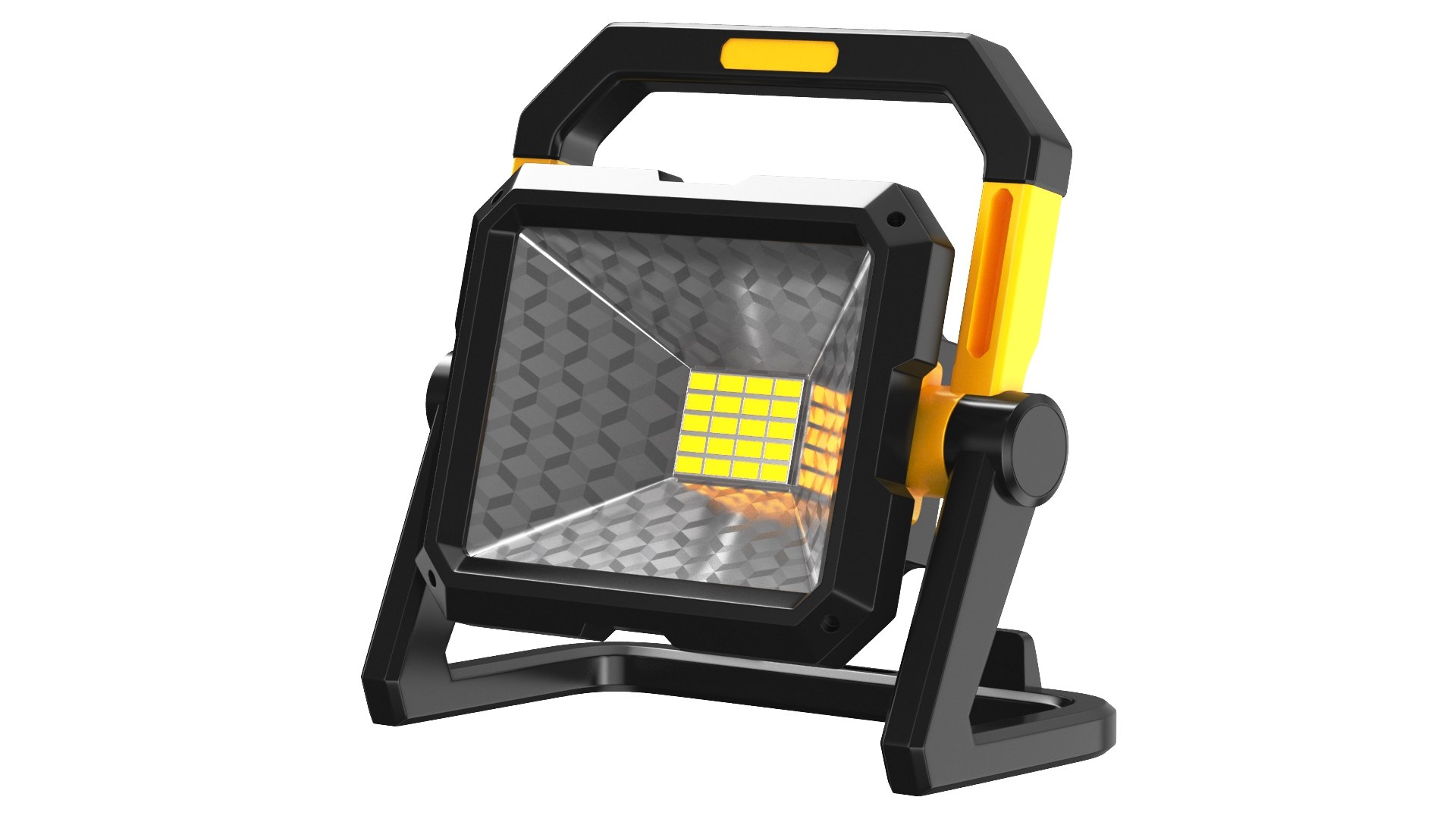 3D Detailed Mobile Construction Light 02 - TurboSquid 2109493