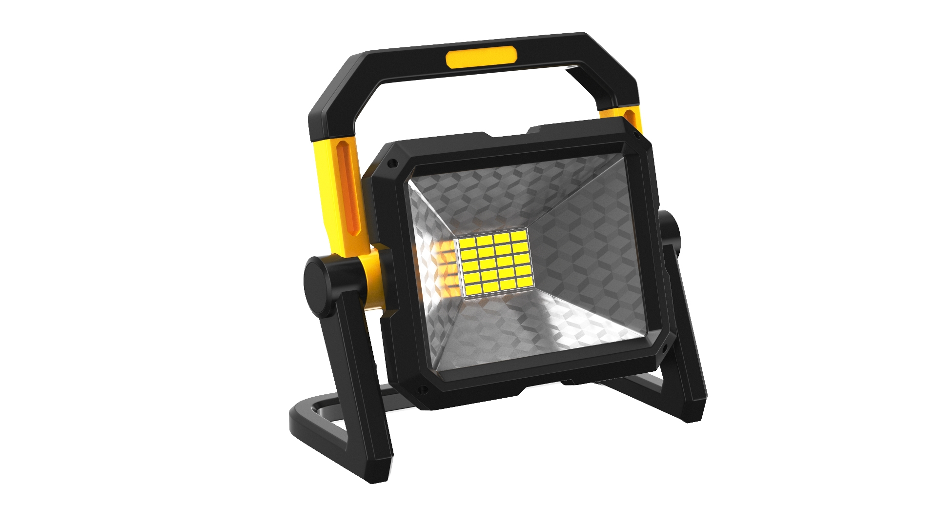 3D Detailed Mobile Construction Light 02 - TurboSquid 2109493