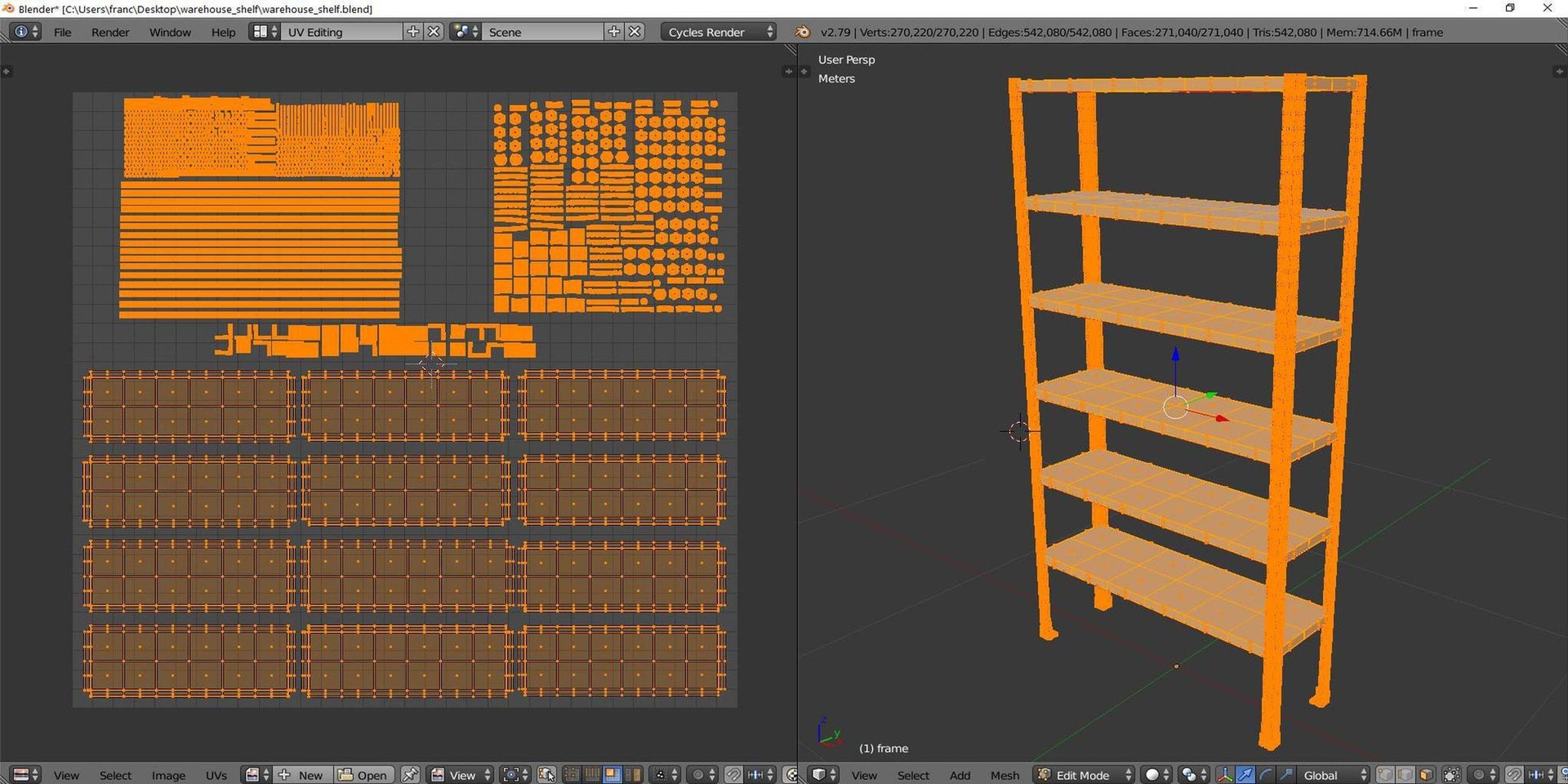 Warehouse Shelf 3D - TurboSquid 1504470