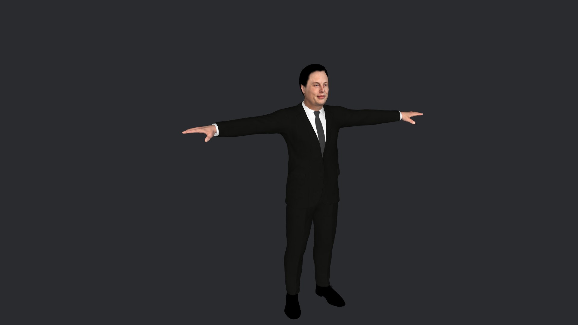 3D Elon Musk V2 Hyper Realistic Full Body Fully Rigged 3D Character ...