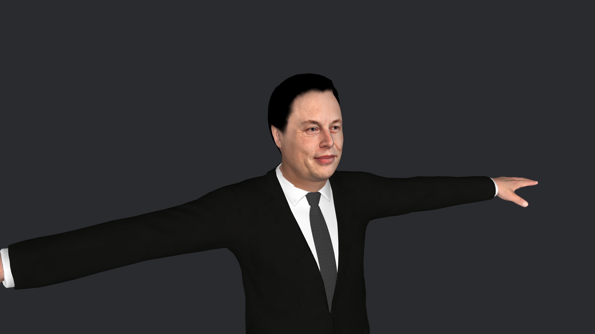 3D Elon Musk V2 Hyper Realistic Full Body Fully Rigged 3D Character ...