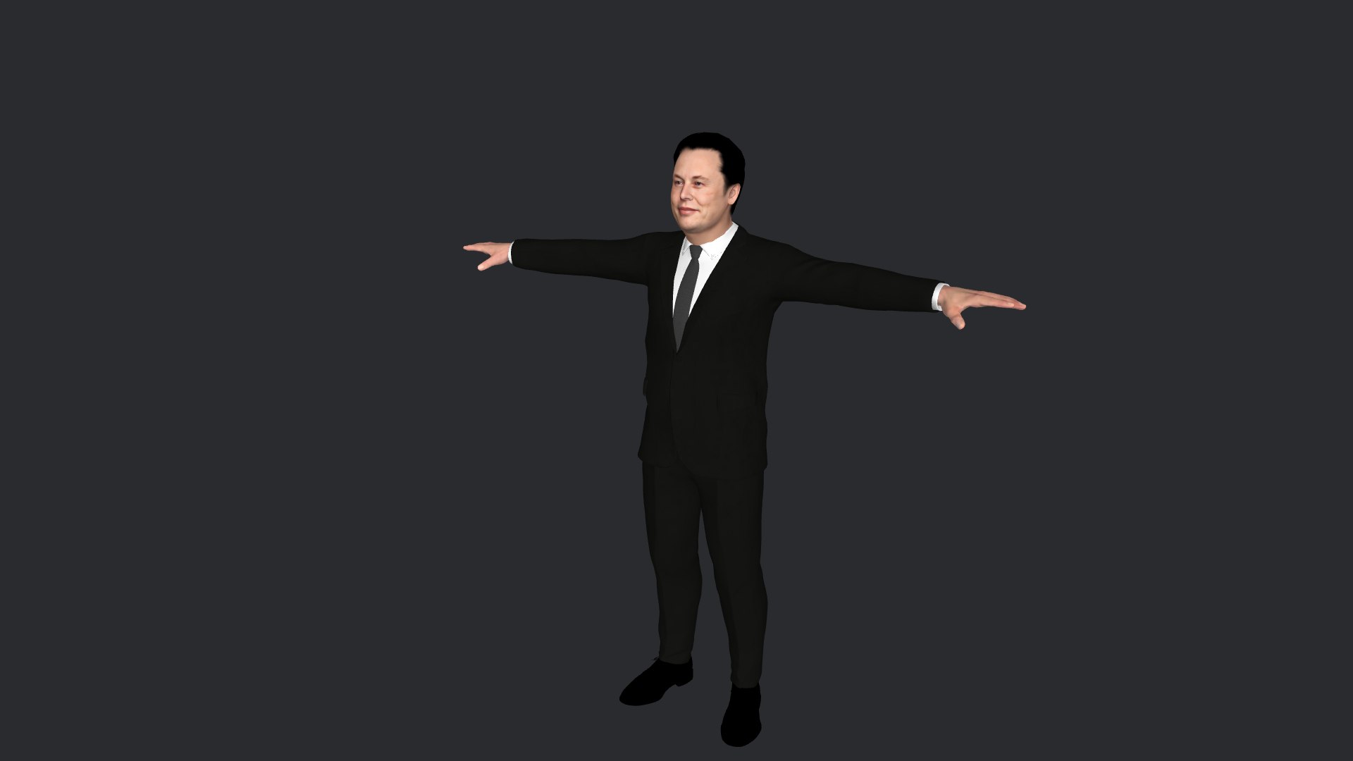 3D Elon Musk V2 Hyper Realistic Full Body Fully Rigged 3D Character ...