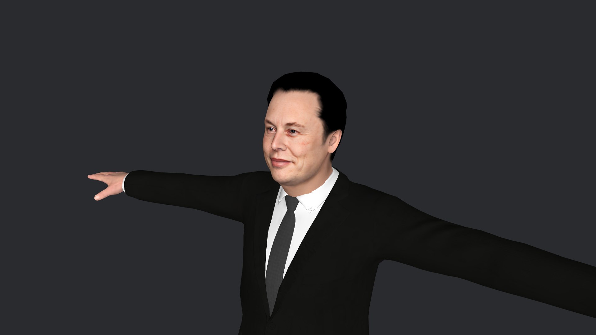 3D Elon Musk V2 Hyper Realistic Full Body Fully Rigged 3D Character ...