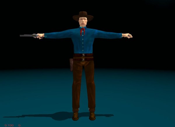 3d 3dgamestudio cowboy horse marine