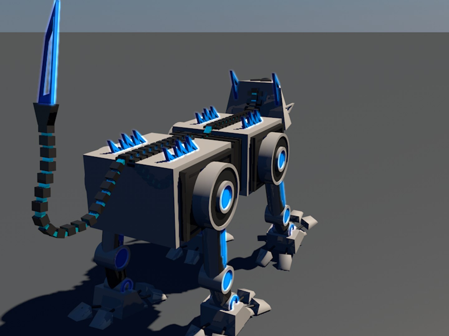 3d Model Robot Tiger