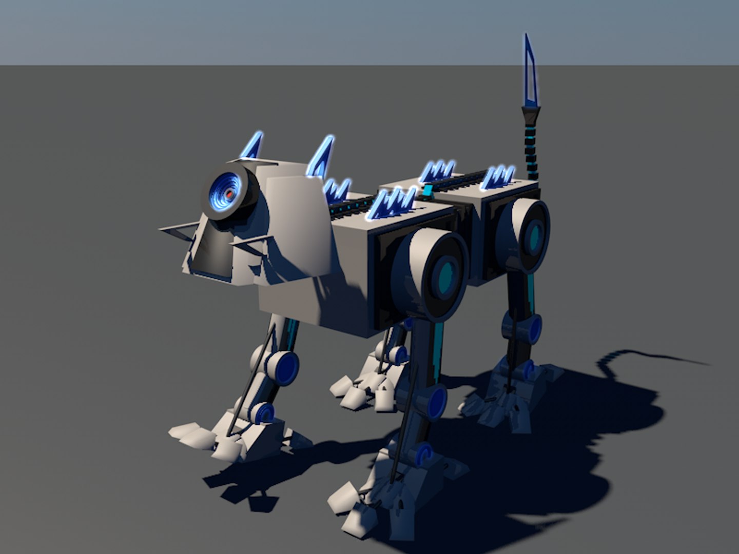 3d Model Robot Tiger