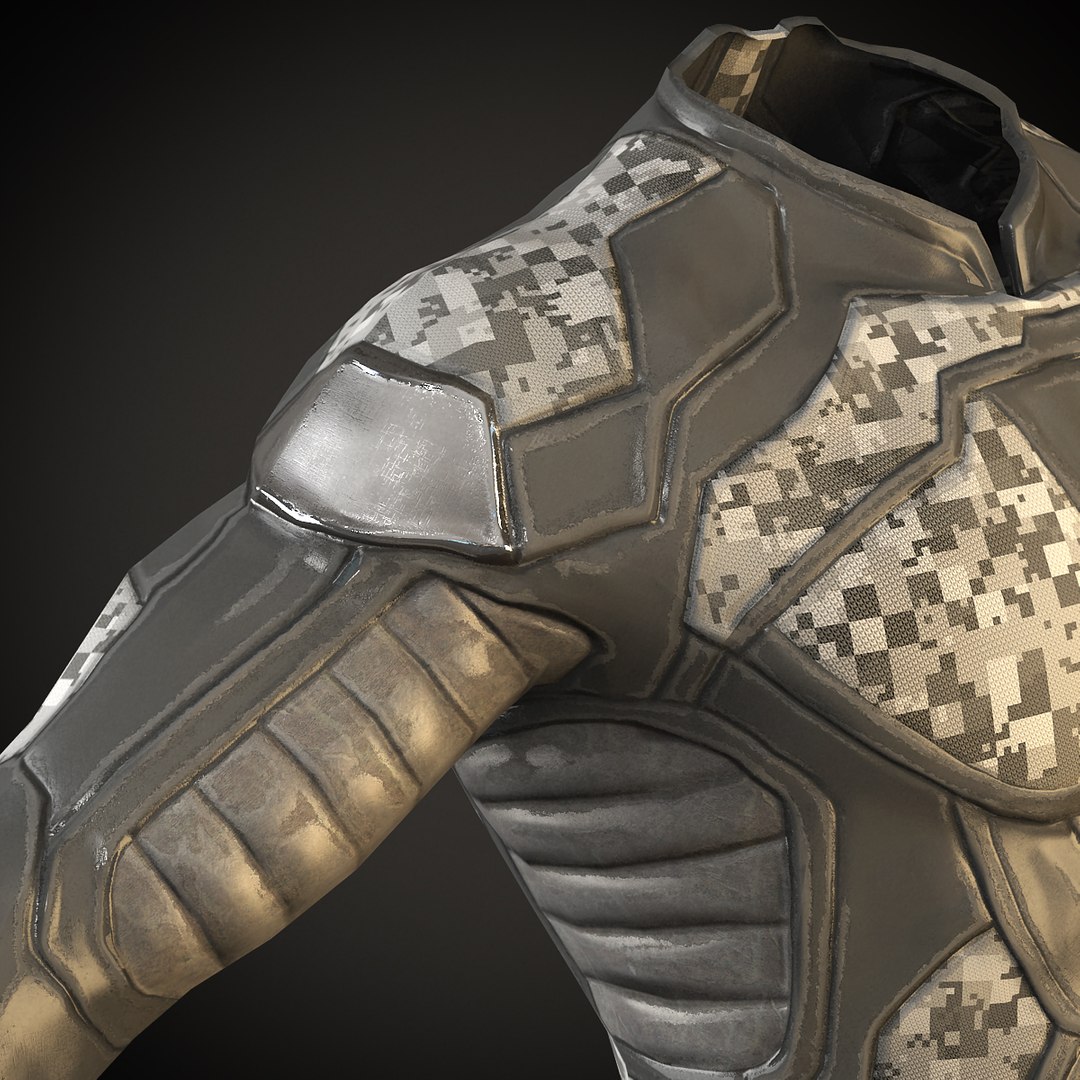 Sci-fi Suit 3d Model