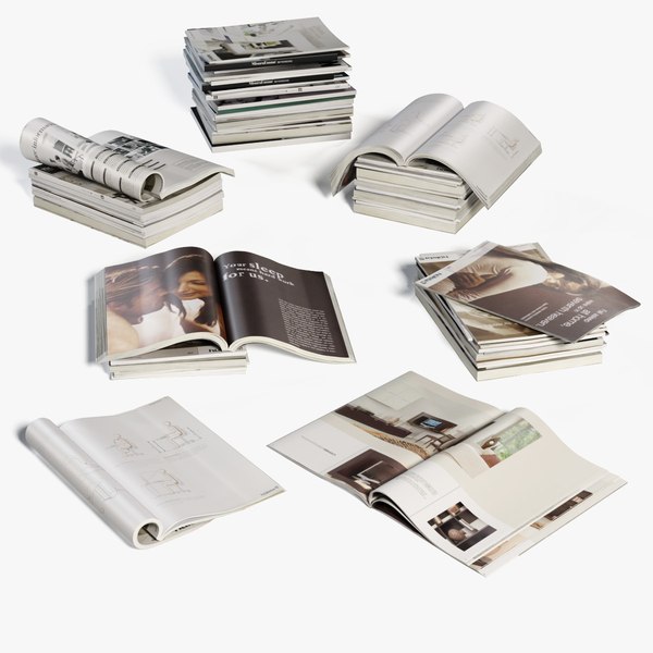 Magazine 3D Models for Download | TurboSquid