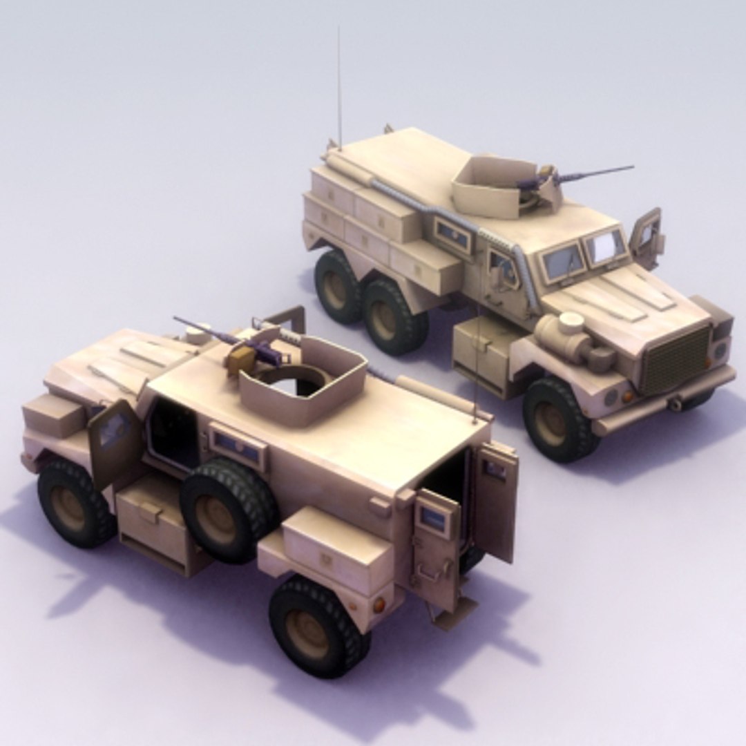 Cat-i Cat-ii Cougar Mrap 3d Model