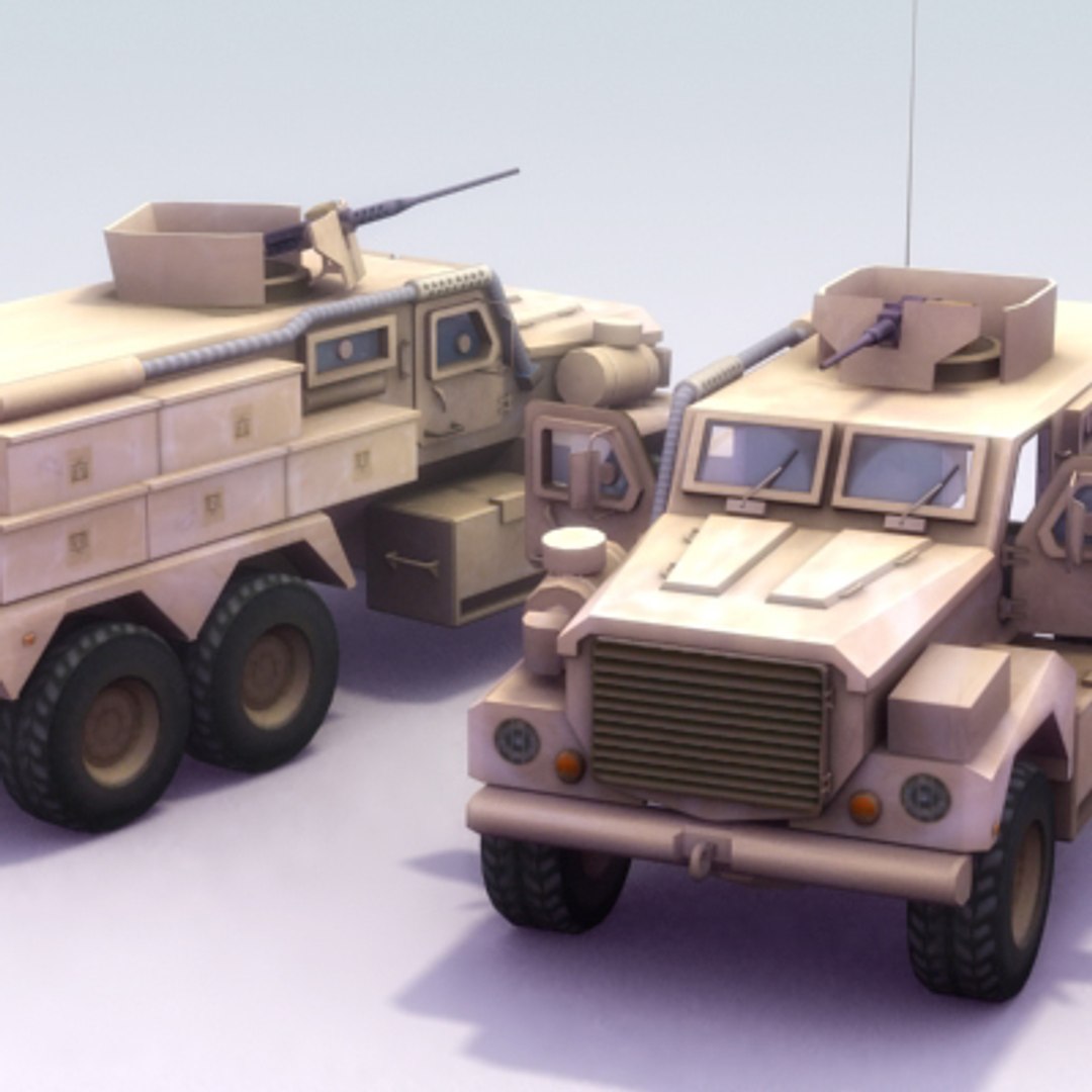 Cat-i Cat-ii Cougar Mrap 3d Model