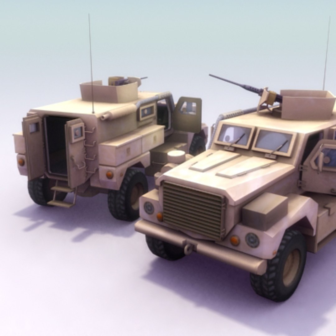 Cat-i Cat-ii Cougar Mrap 3d Model