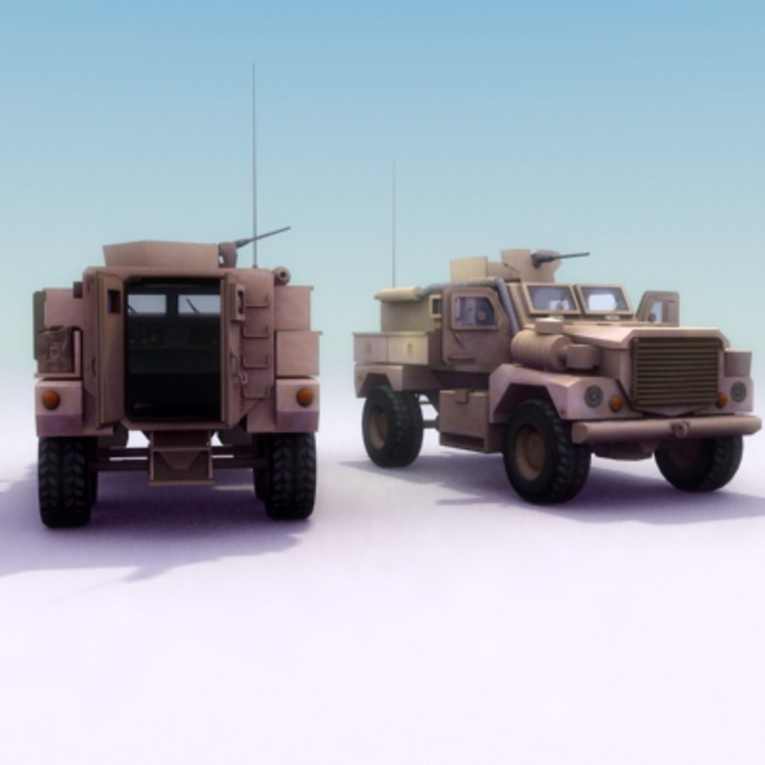 Cat-i Cat-ii Cougar Mrap 3d Model