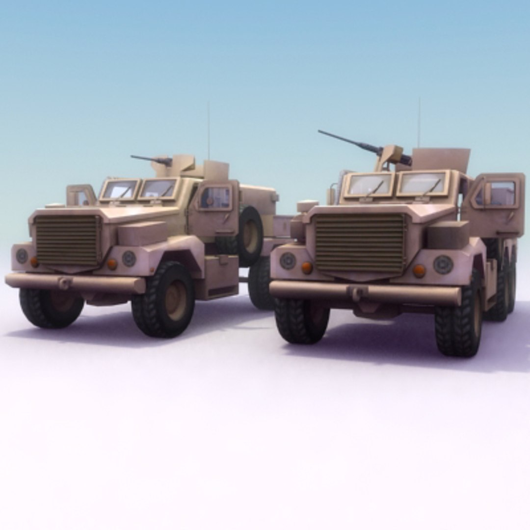 Cat-i Cat-ii Cougar Mrap 3d Model