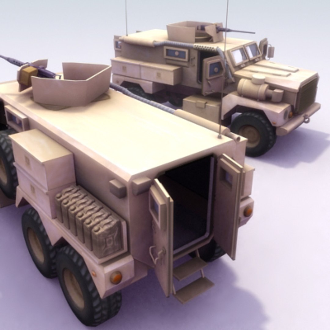 Cat-i Cat-ii Cougar Mrap 3d Model
