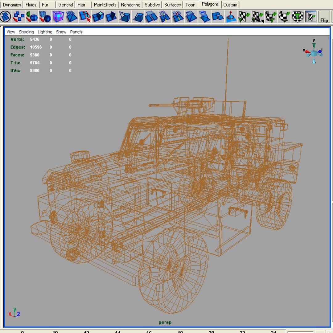 Cat-i Cat-ii Cougar Mrap 3d Model
