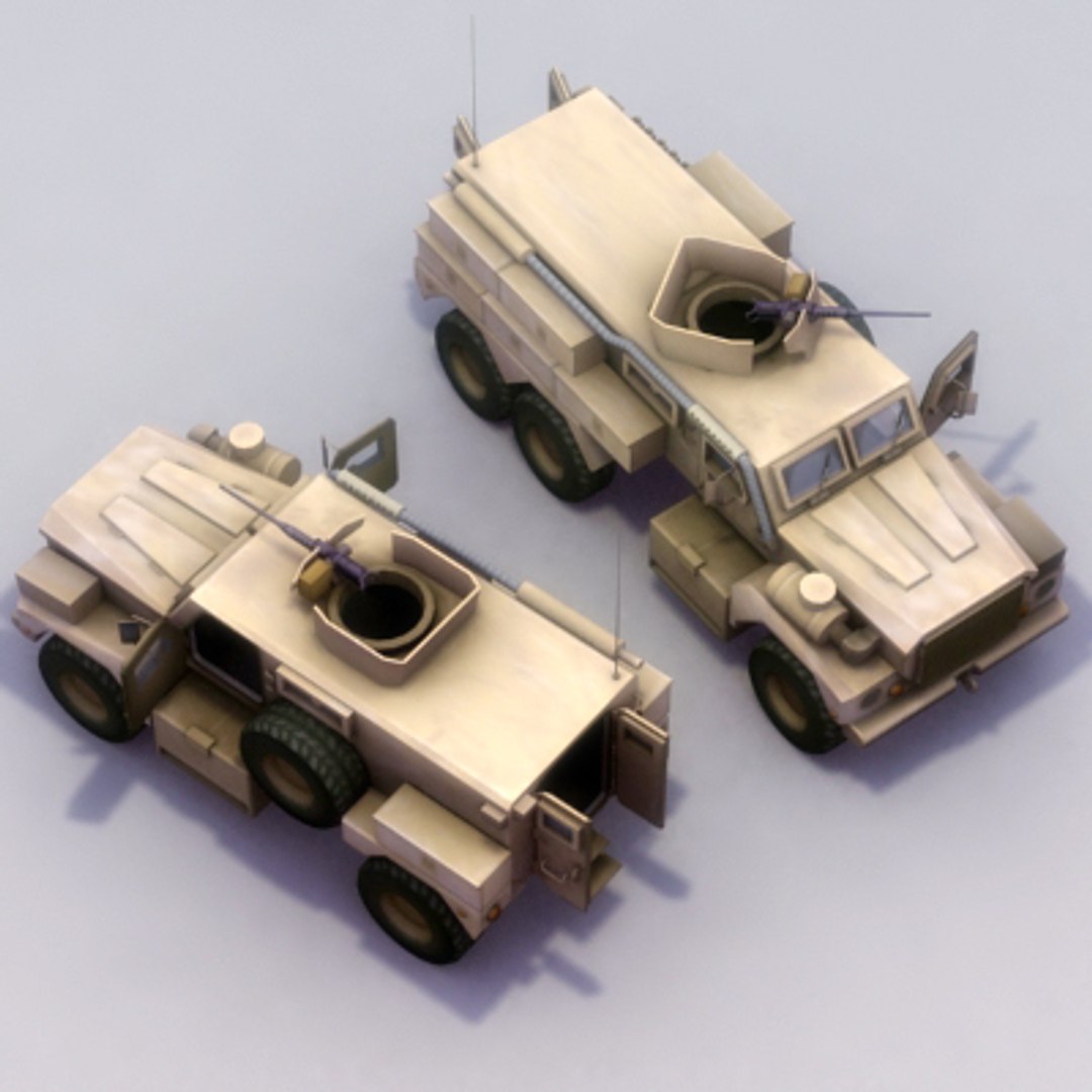 Cat-i Cat-ii Cougar Mrap 3d Model