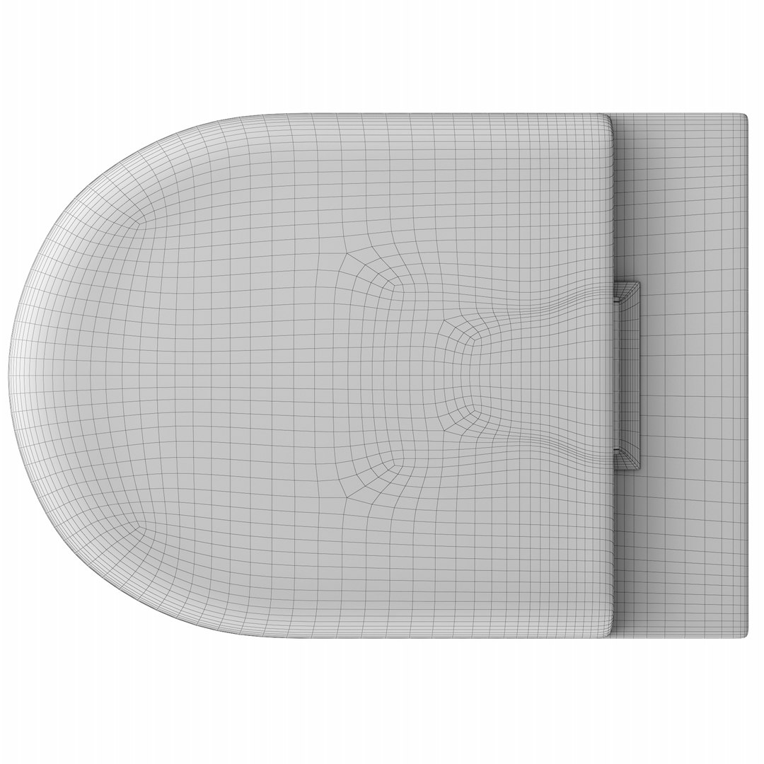 Wall Hung Water Closet Model - TurboSquid 1694527