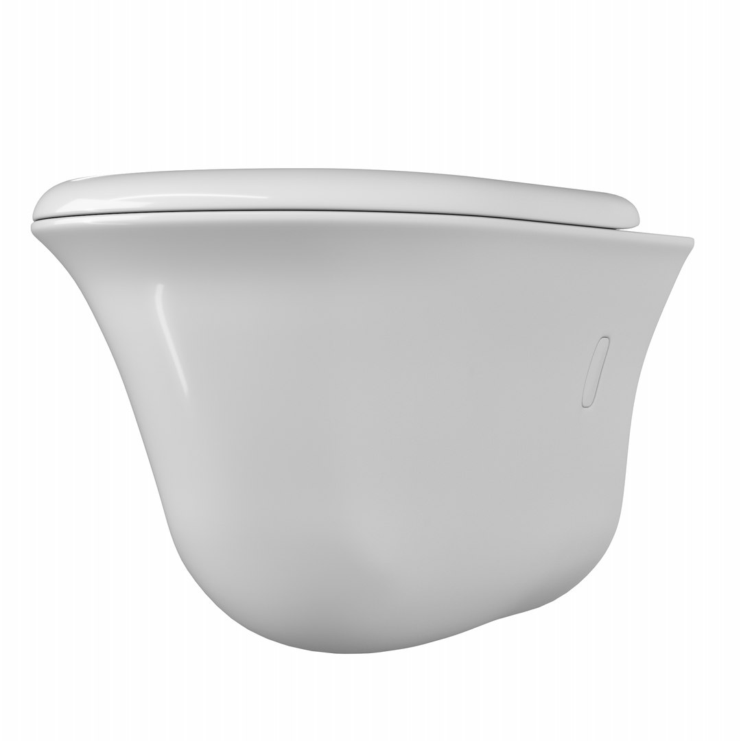 Wall Hung Water Closet Model - TurboSquid 1694527