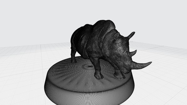 Africa Rhino 3d Model Turbosquid 1681458 