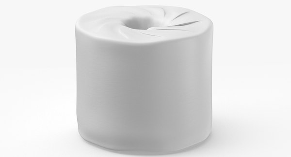 modelo 3d Toilet Paper Single Blank and Generic Label - TurboSquid 2048047