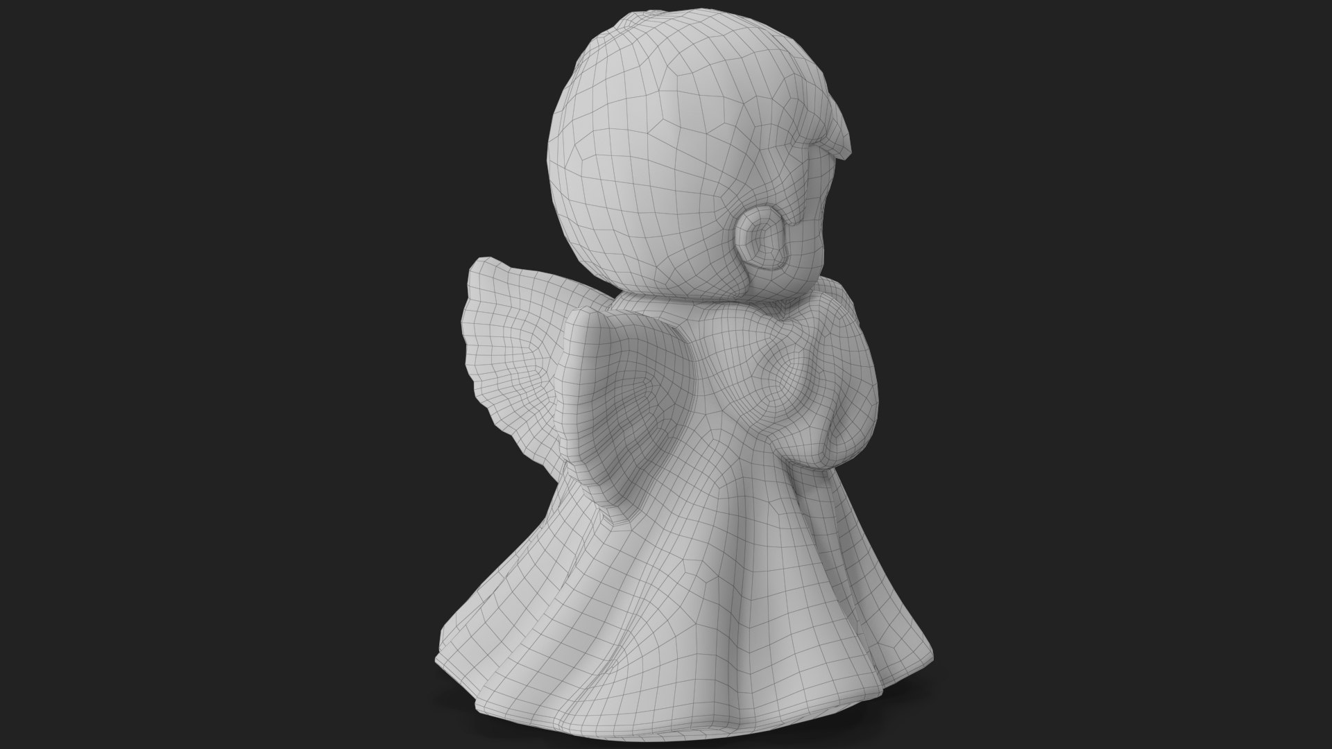 3D Christmas Angel Figurine - TurboSquid 2299307
