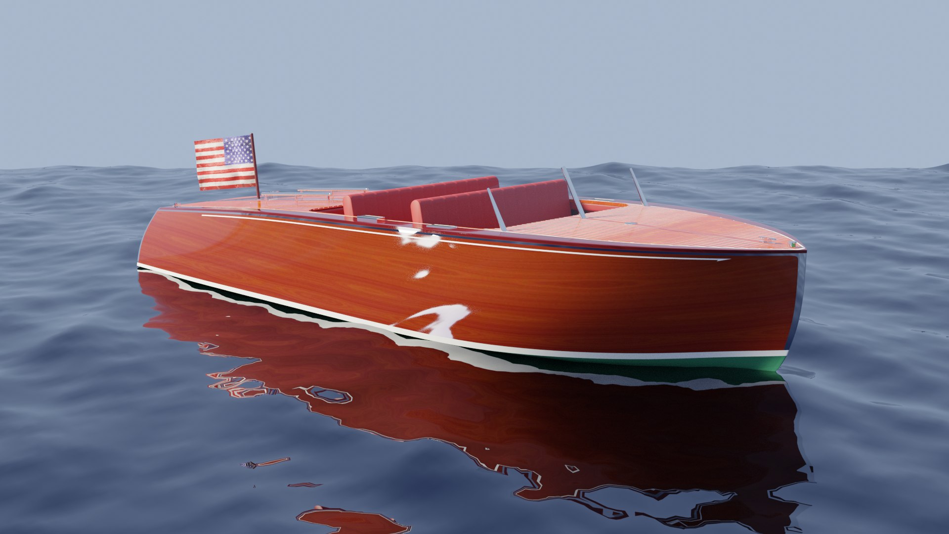 3D Generic Classic Boat Model - TurboSquid 1803761