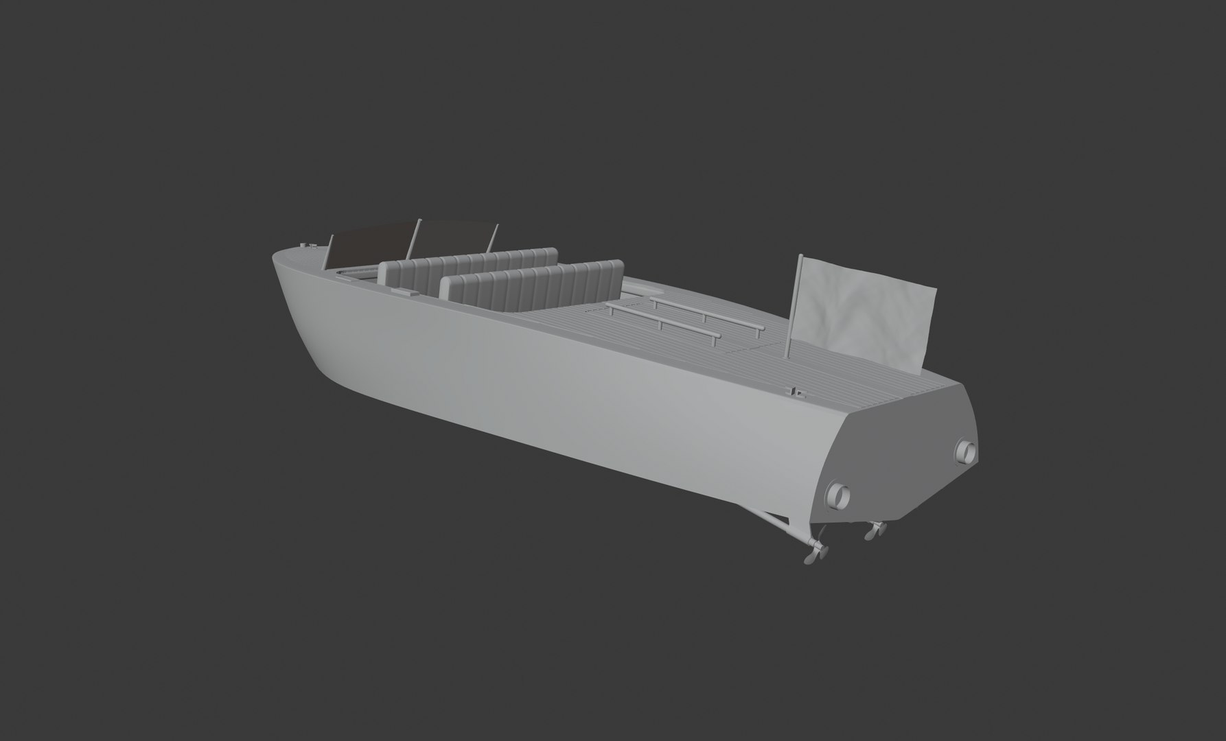 3D Generic Classic Boat Model - TurboSquid 1803761