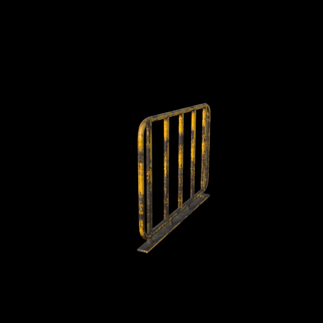 Barrier 3D Model - TurboSquid 2022625
