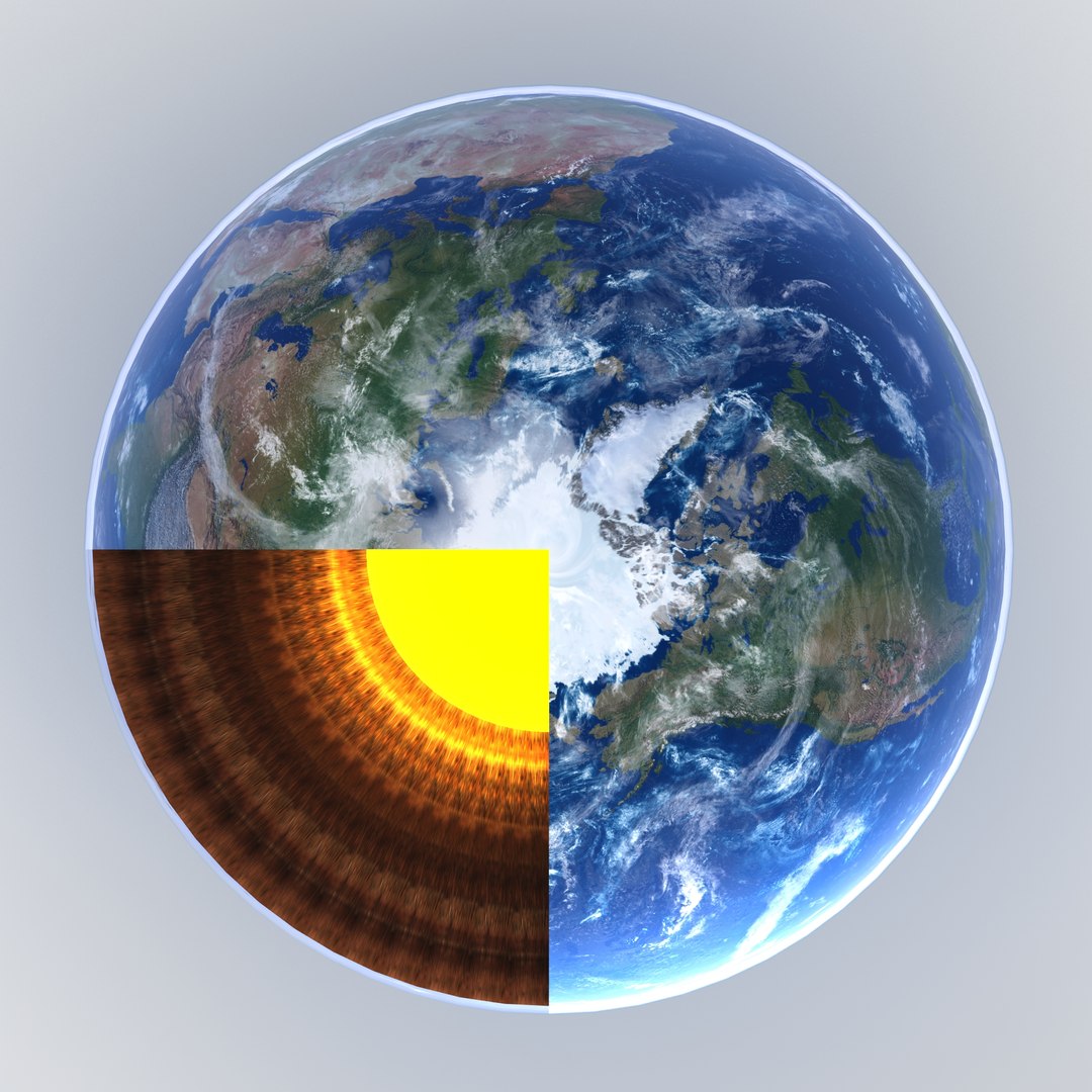 Cut Earth Core 3D Model - TurboSquid 1547582