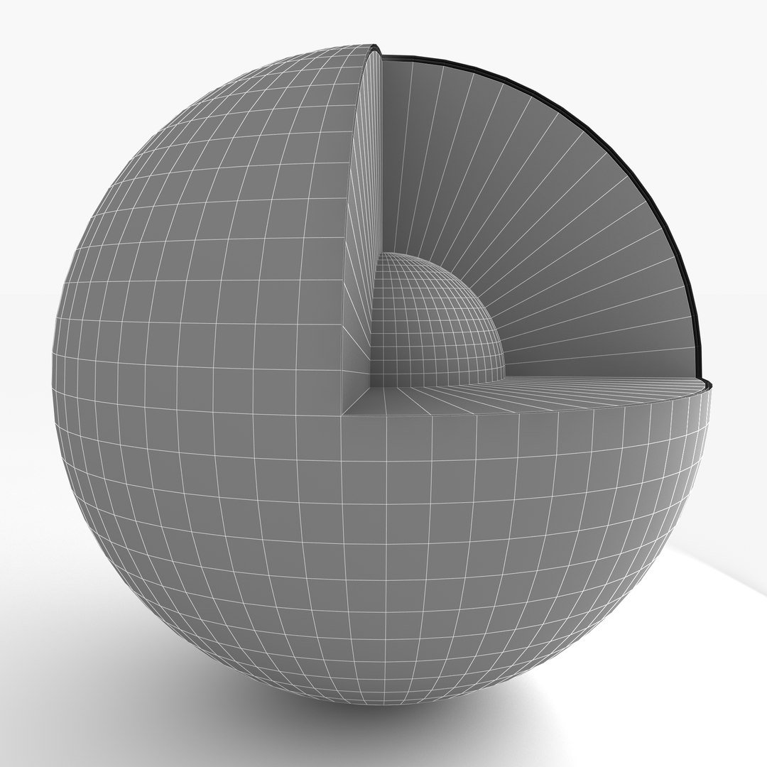 Cut Earth Core 3D Model - TurboSquid 1547582